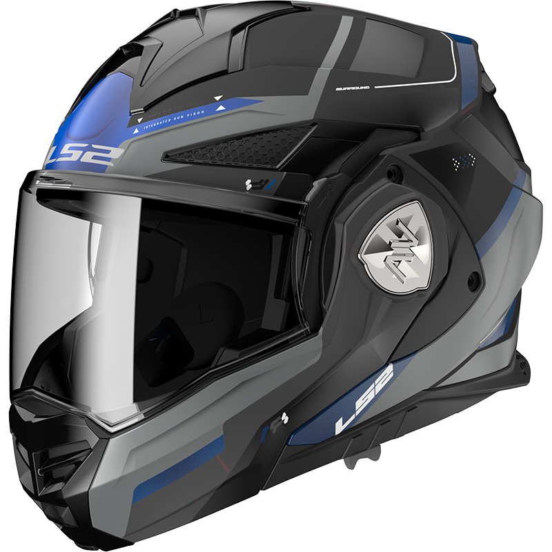 LS2 FF901 ADVANT X SPECTRUM BLACK TITAN.BLUE-06 XS | Segway B2C