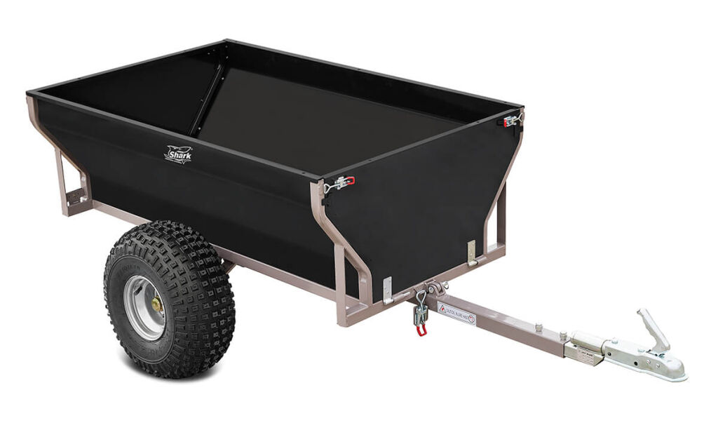 SHARK ATV TRAILER WOOD 550 BLACK 160 x 130 x 85 cm | Segway B2C